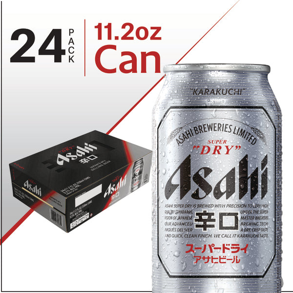 ASAHI SUPER DRY BEER 24/12oz CAN 00095A – Wismettac Asian Foods, Inc.