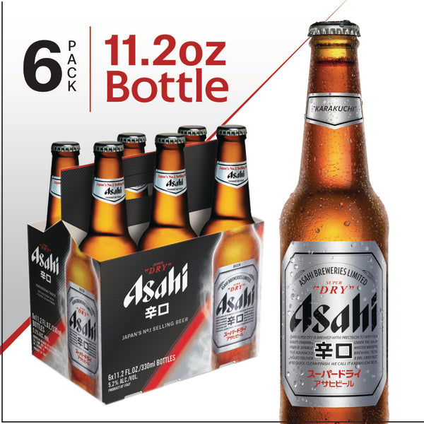 ASAHI SUPER DRY BEER 12oz BOTTLE 00086A – Wismettac Asian Foods, Inc.